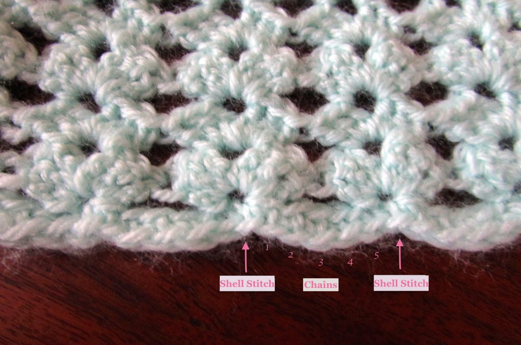 How to Crochet the Lacy Shell Stitch - Itchin' for some Stitchin'