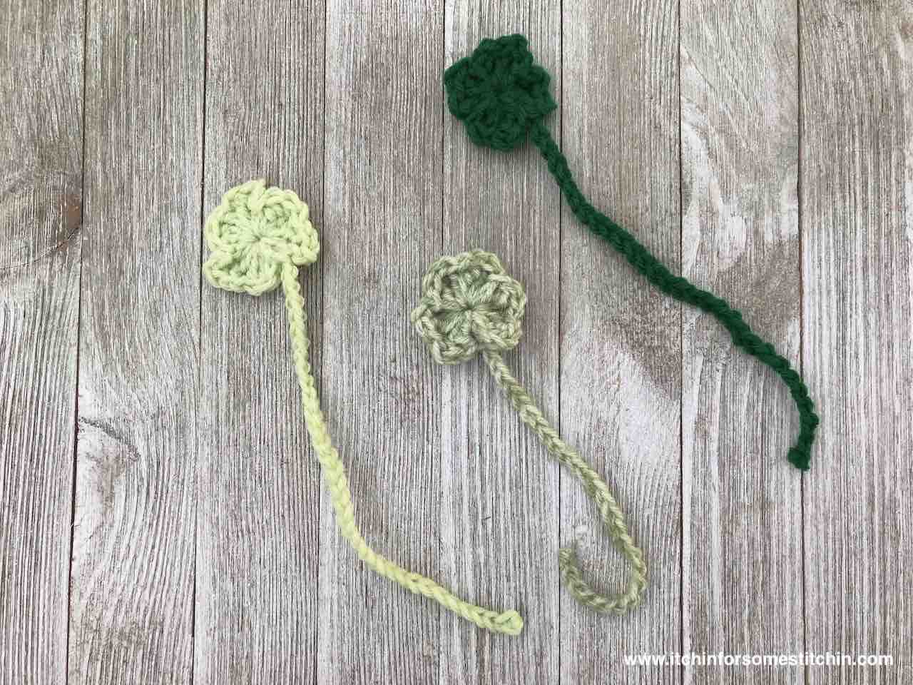 Free Crochet Pattern: Shamrock Bookmark - Craft Your Luck